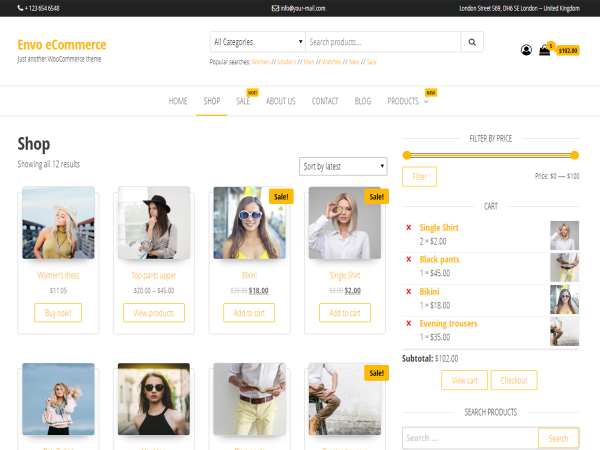 Top 15 Free eCommerce WordPress themes ( Updated Sep 7, 2024 ) -